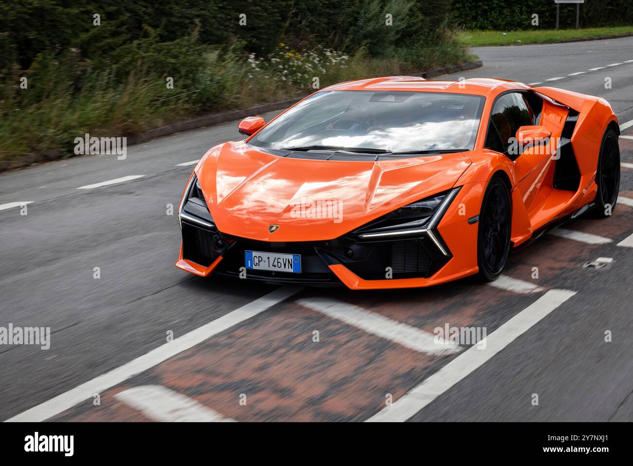 Lamborghini Revuelto road test, Hatfield, Hertfordshire, England, UK ...