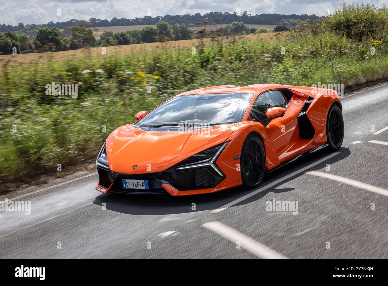 Lamborghini Revuelto road test, Hatfield, Hertfordshire, England, UK ...