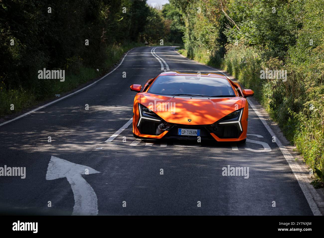 Lamborghini Revuelto road test, Hatfield, Hertfordshire, England, UK ...
