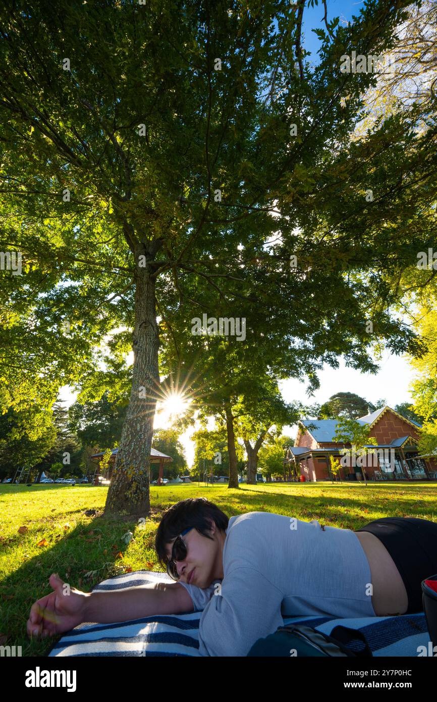 Lazy weekend - relaxing in the park by Lake Wendouree, Ballarat ...