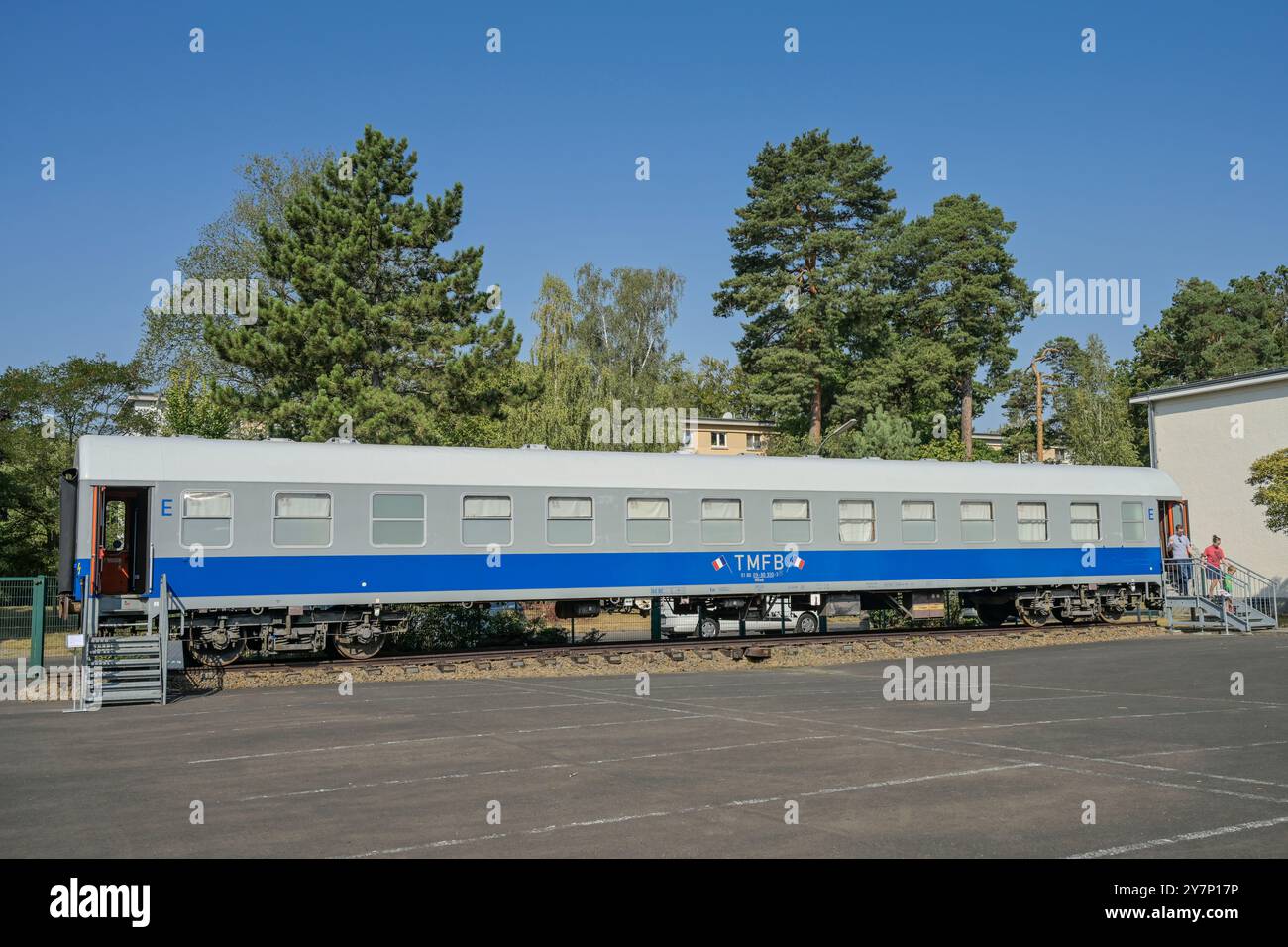 Wagon of the French military train, Allied Museum, Clayallee, Dahlem ...