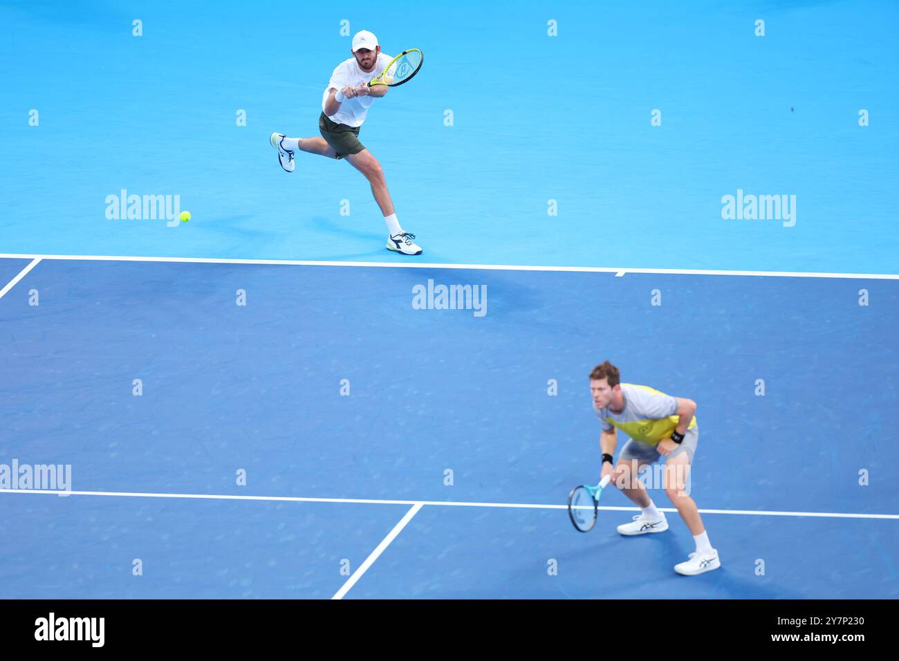 Tokyo, Japan. 1st Oct, 2024. Ariel Behar (URU), & Robert Galloway (USA ...