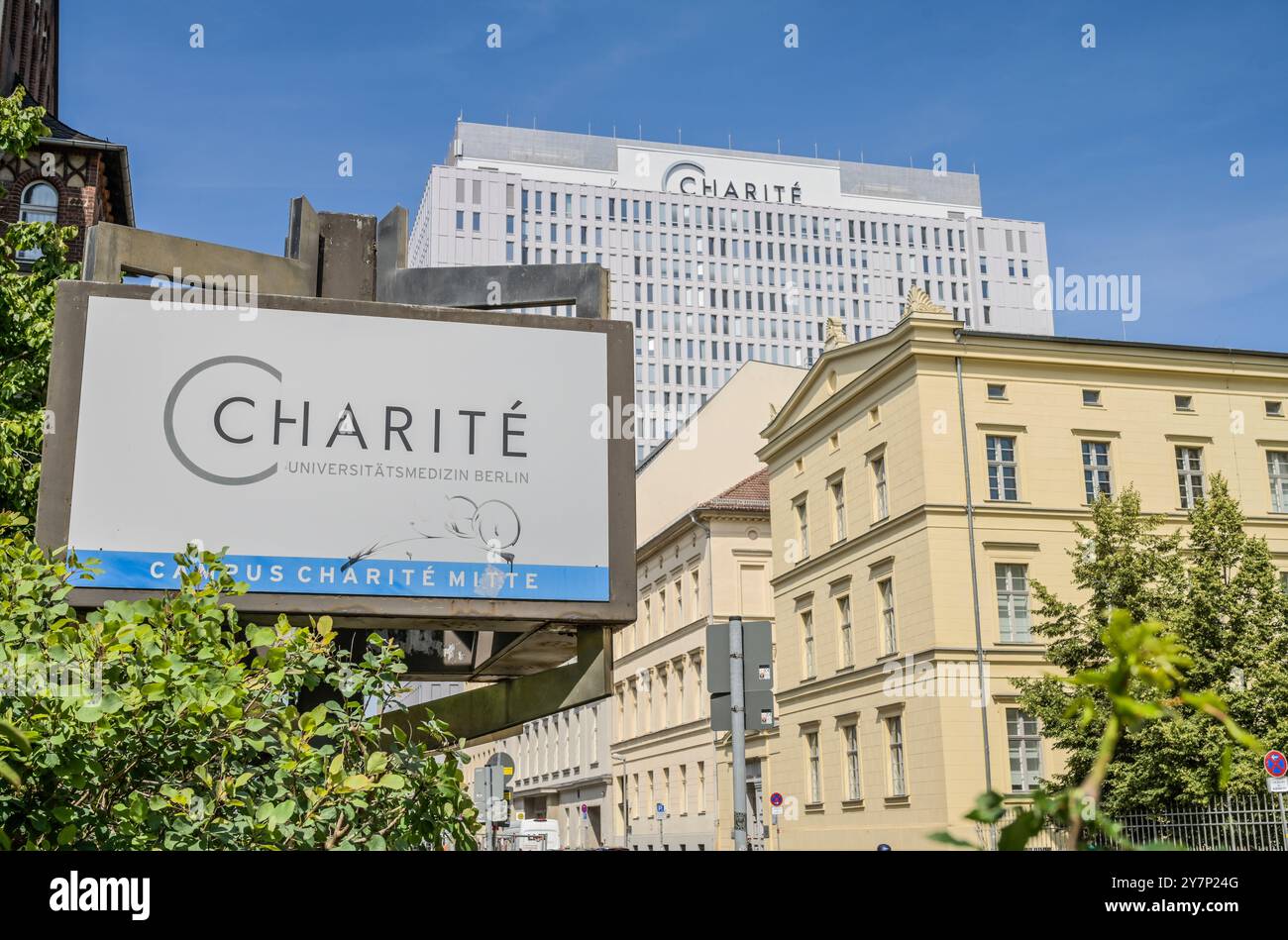 Charité Hospital High-Rise, Luisenstrasse, Mitte, Berlin, Germany ...
