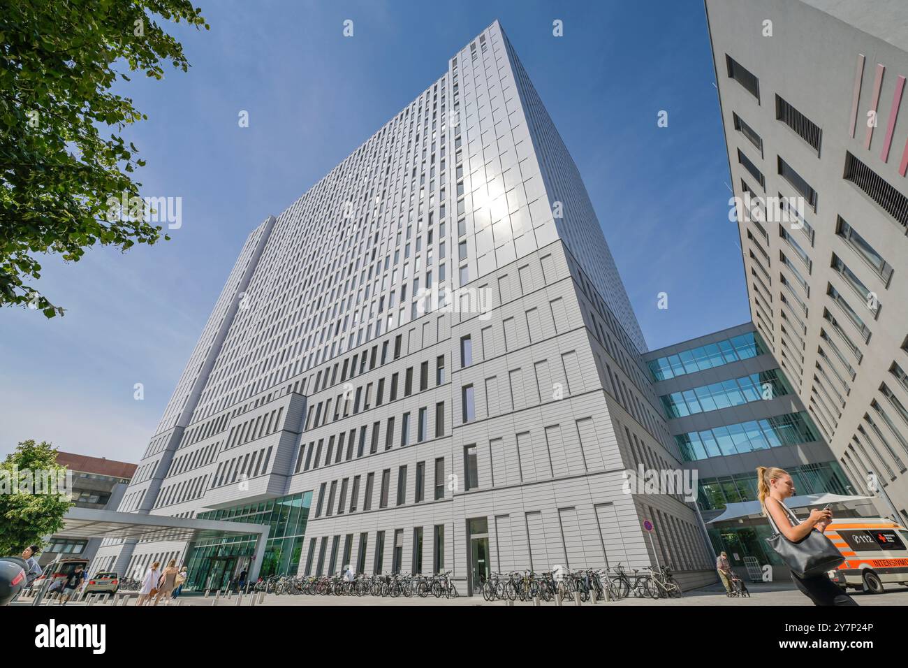 Charité Hospital High-Rise, Luisenstrasse, Mitte, Berlin, Germany ...