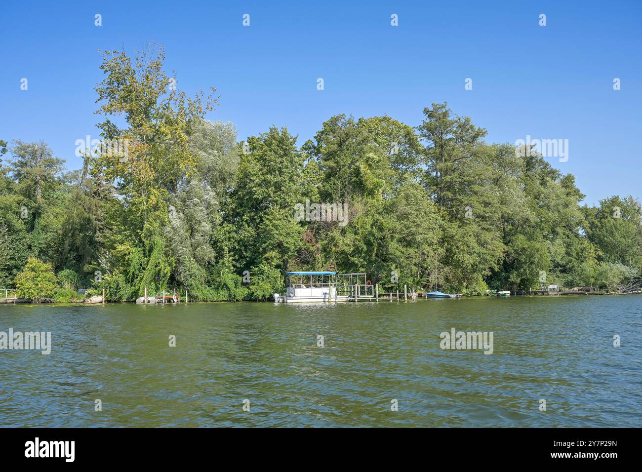 Maienwerder Island, Tegel Lake, Tegel, Reinickendorf, Berlin, Germany, Insel Maienwerder ...