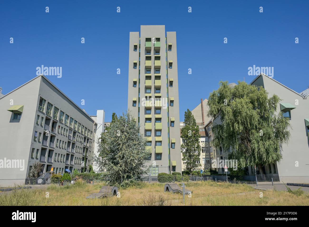 Kreuzberg Tower by John Hejduk, Charlottenstrasse, Besselstrasse ...