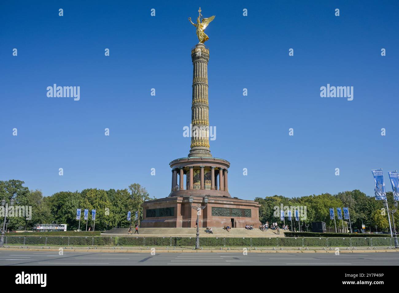 Victory Column, Great Star, Tiergarten, Mitte, Berlin, Germany ...
