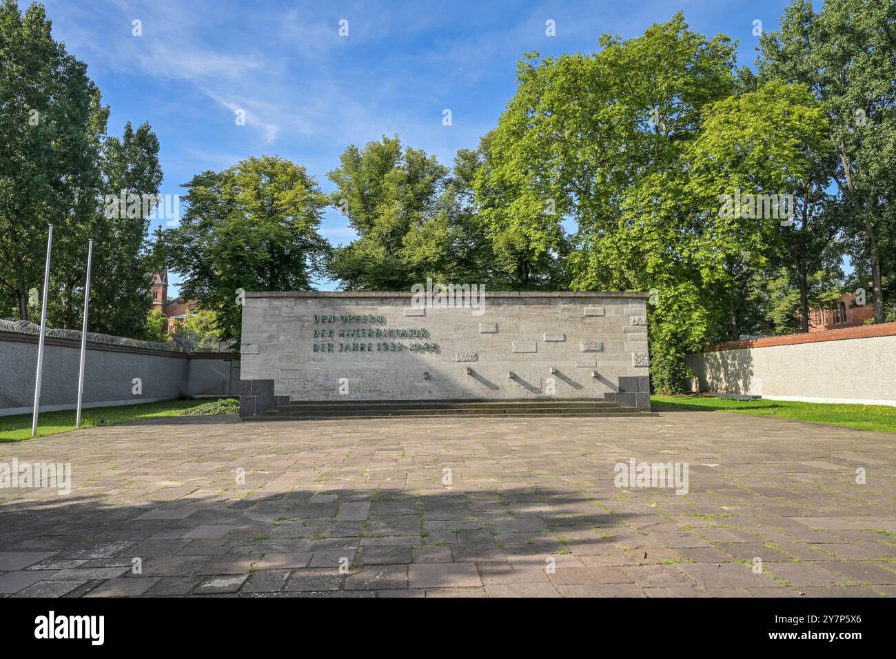 Memorial Wall, Plötzensee Memorial, Hüttigpfad, Charlottenburg-Nord ...