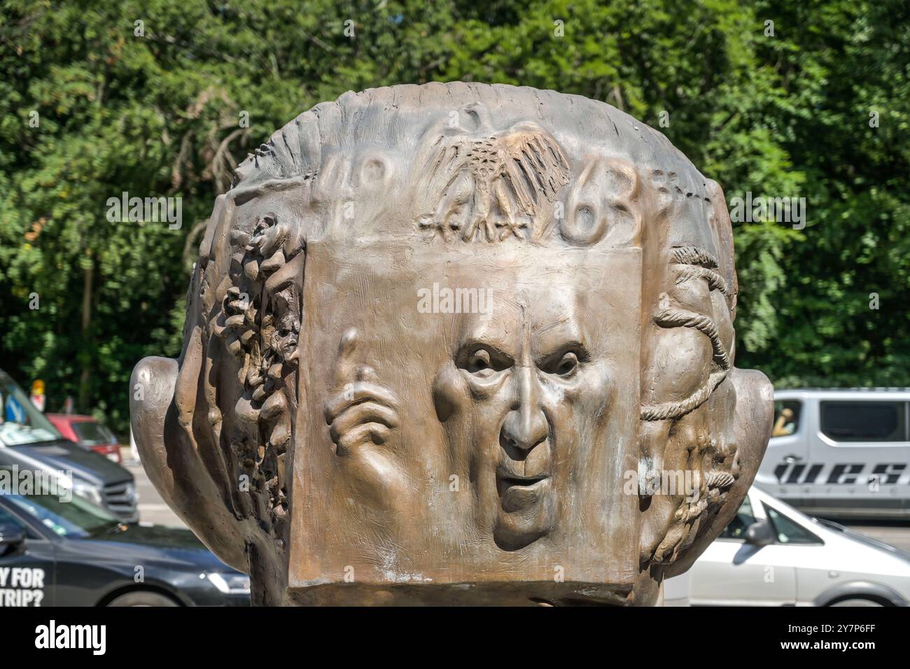 Adenauer head sculpture by Hubertus von Pilgrim, Konrad Adenauer ...
