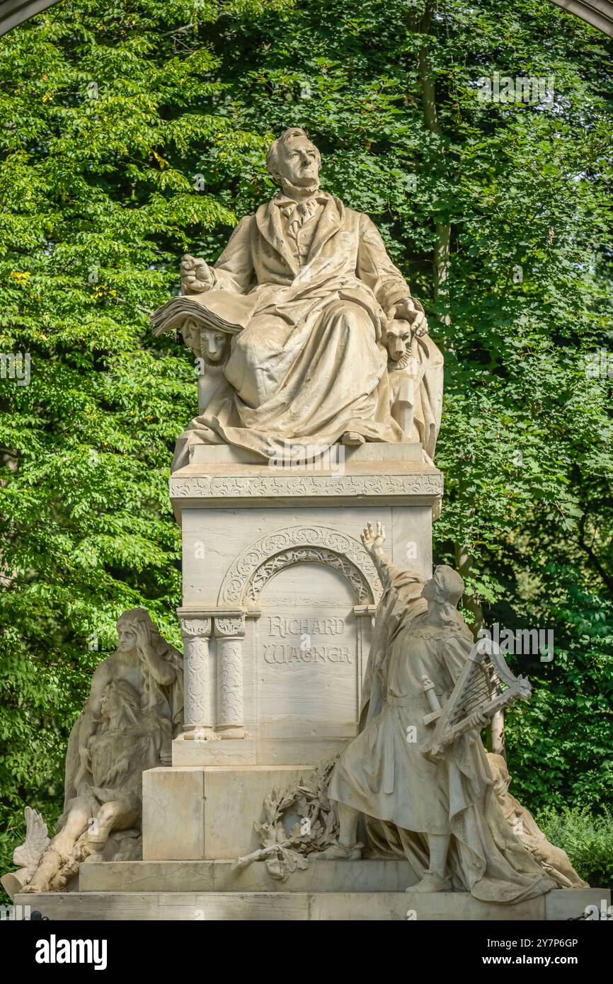 Wagner Memorial, Tiergartenstrasse, Grosser Tiergarten, Mitte, Berlin ...