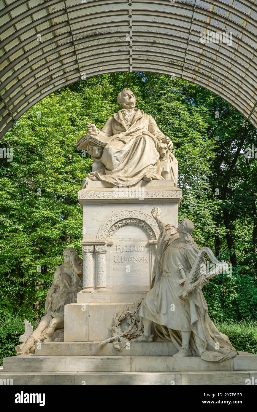 Wagner Memorial, Tiergartenstrasse, Grosser Tiergarten, Mitte, Berlin ...