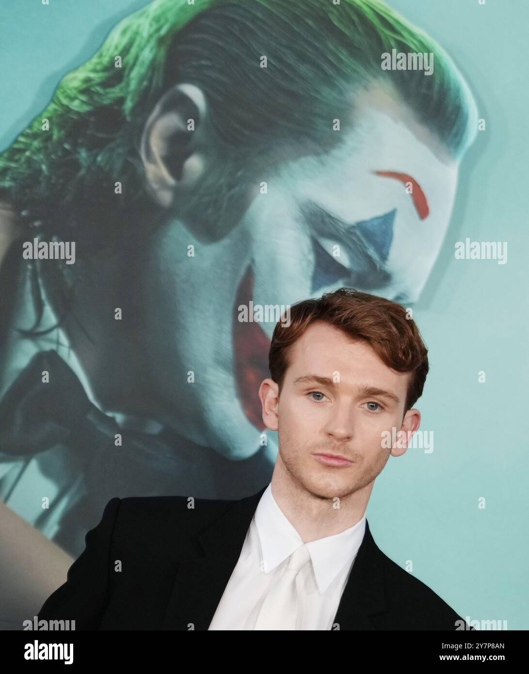 Harry Lawtey arrives at the Warner Bros. Pictures' JOKER: FOLIE À DEUX ...