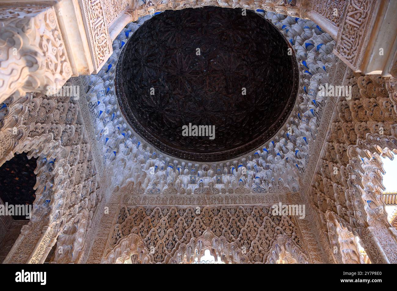 Islamic architecture in Alhambra palace, Spain Stock Photo - Alamy