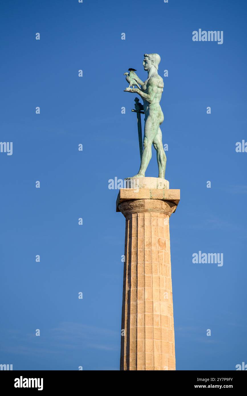 Victor monument, symbol of Belgrade, commemorating Allied victory in ...