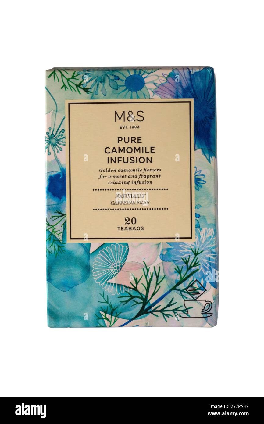 Pure camomile infusion teabags hi-res stock photography and images - Alamy