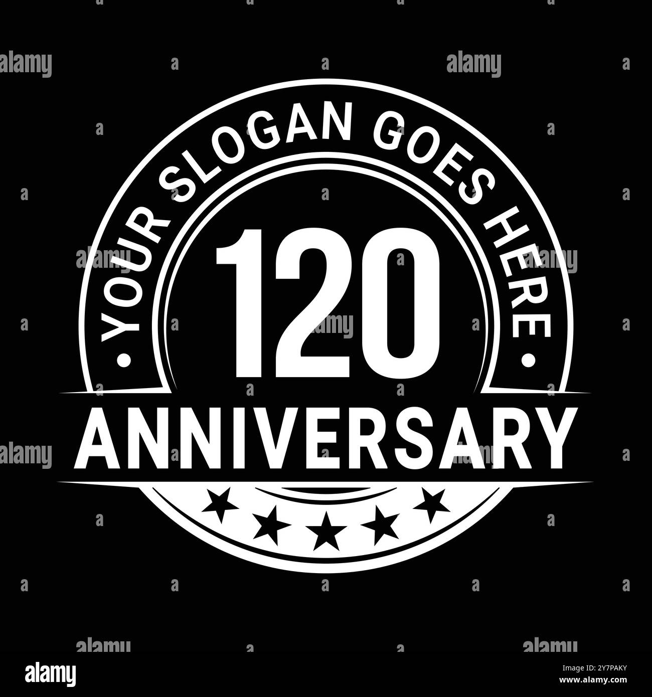 120th logo Stock Vector Images - Alamy