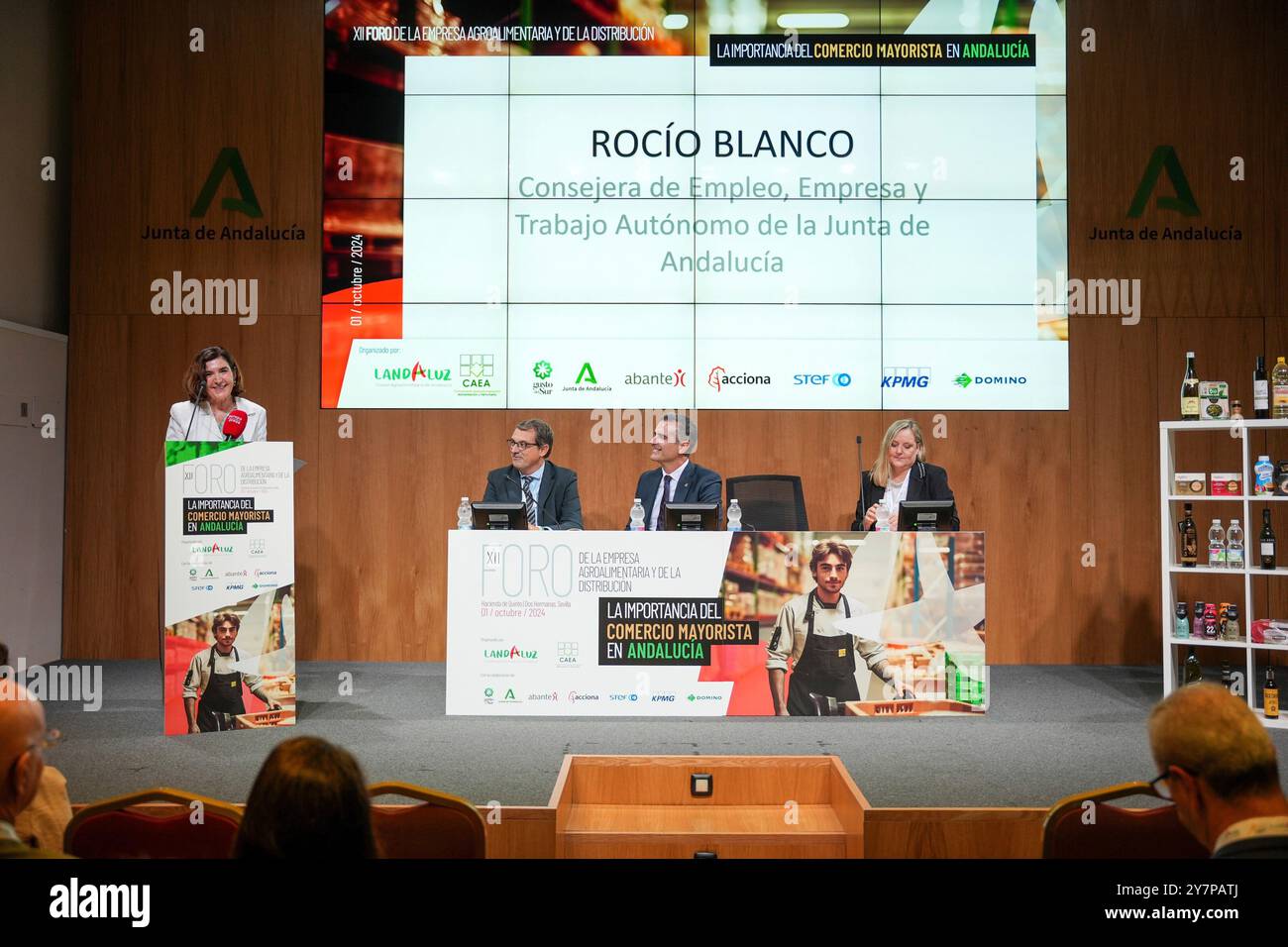 Councilor for Employment, Enterprise and Self-Employment, Rocío Blanco ...