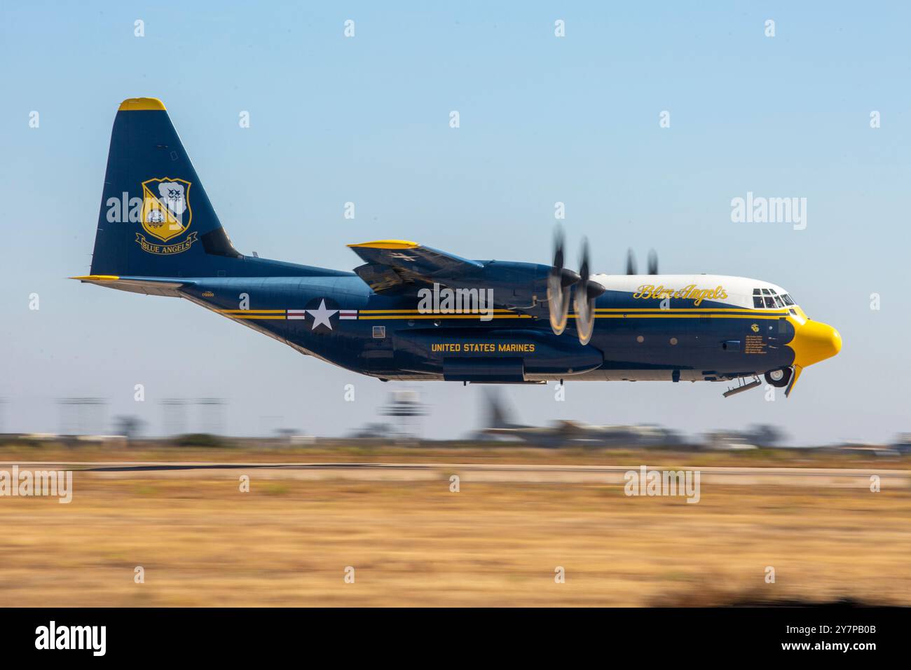 A KC-130J Super Hercules, nicknamed “Fat Albert,” with the U.S. Navy ...