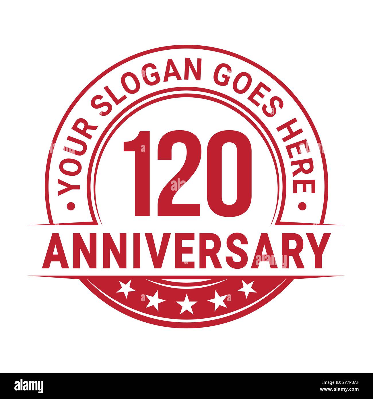 120 years anniversary logo design template. 120th anniversary ...