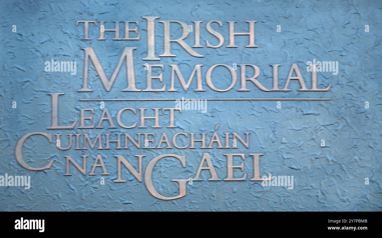 Memorial to the Irish Immigrants, Philadelphia, Pennsylvania, USA Stock ...