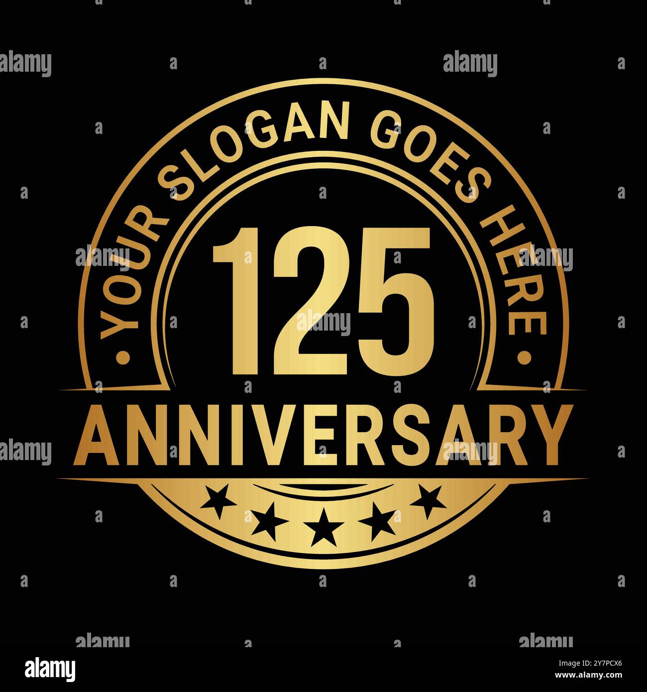 125 years birthday Stock Vector Images - Alamy