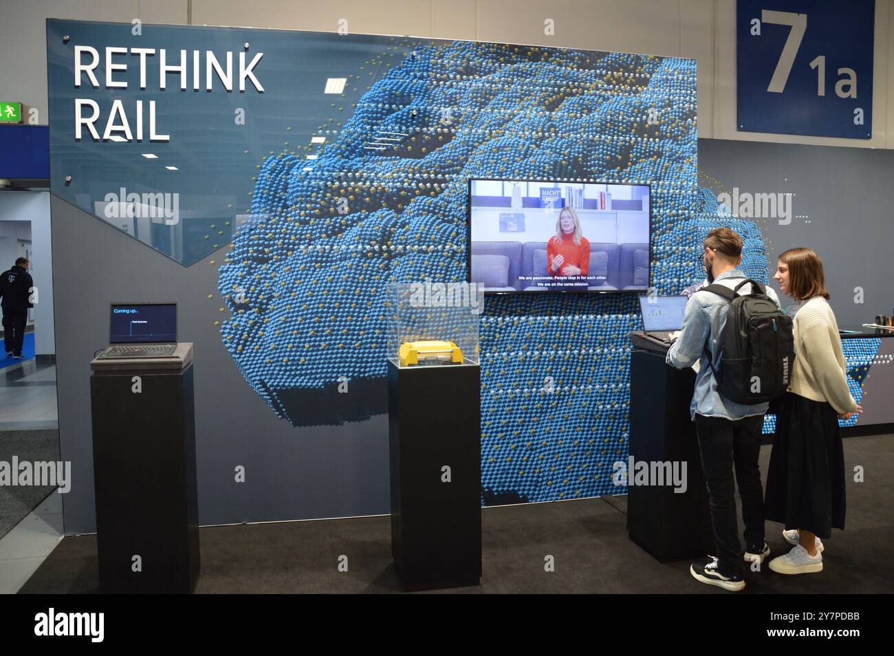 Berlin, Germany - September 27, 2024 - The AI Mobility Lab at the InnoTrans 2024 train trade ...