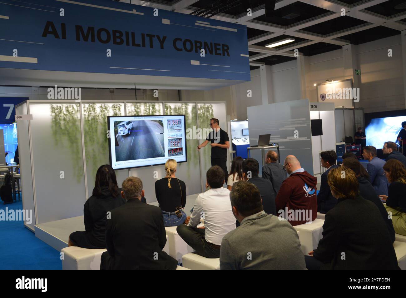 Berlin, Germany - September 27, 2024 - The AI Mobility Lab at the InnoTrans 2024 train trade ...