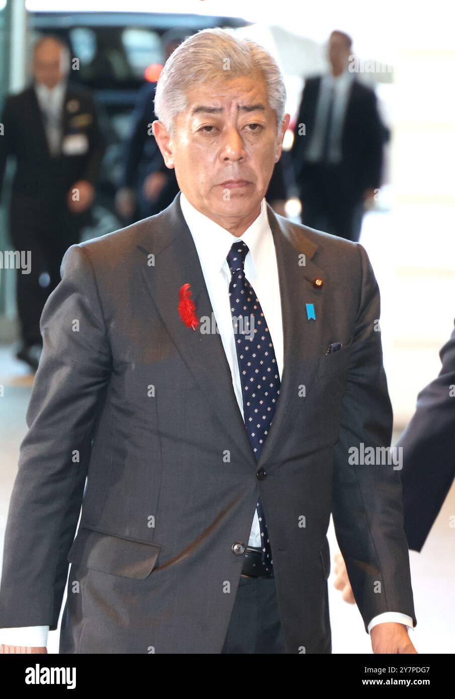 Tokyo, Japan. 1st Oct, 2024. The ruling Liberal Democratic Party (LDP) lawmaker Takeshi Iwaya ...
