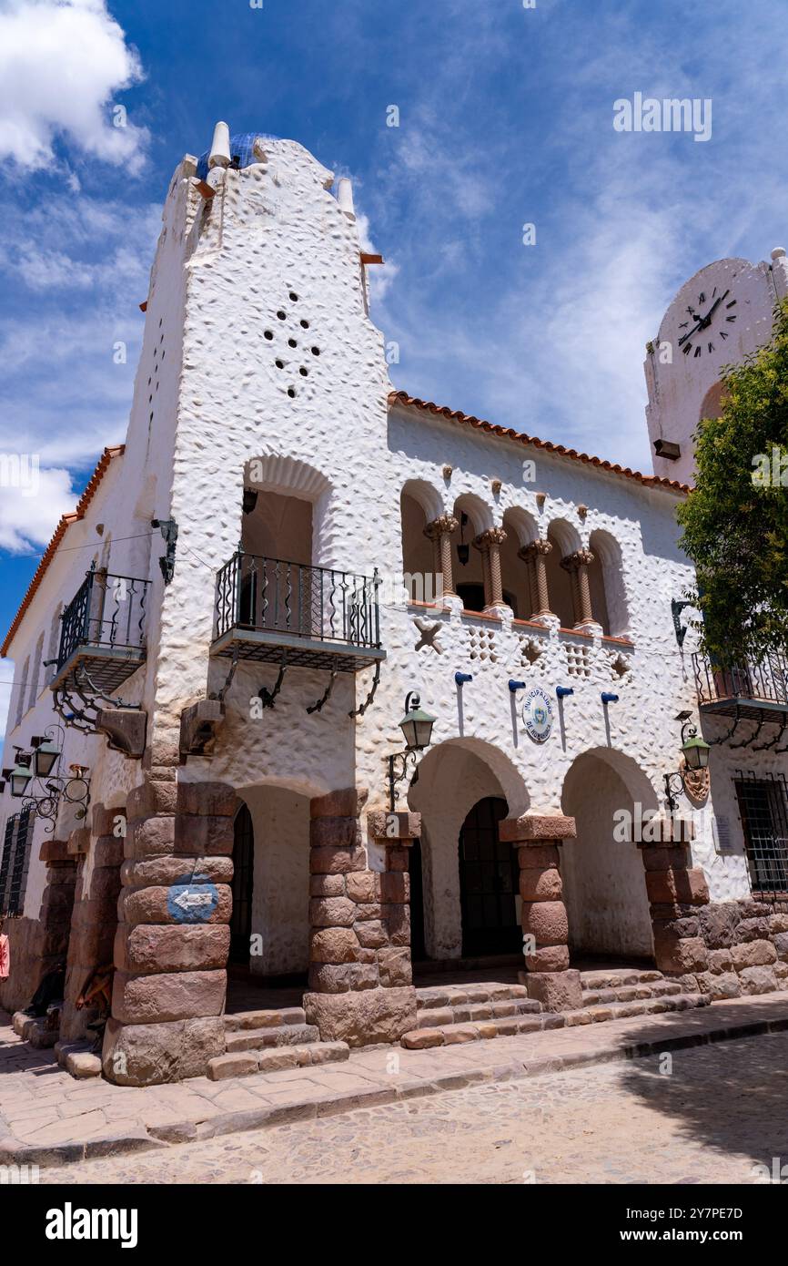The Spanish & Moorish-style town hall or cabildo on Plaza Gomez in ...