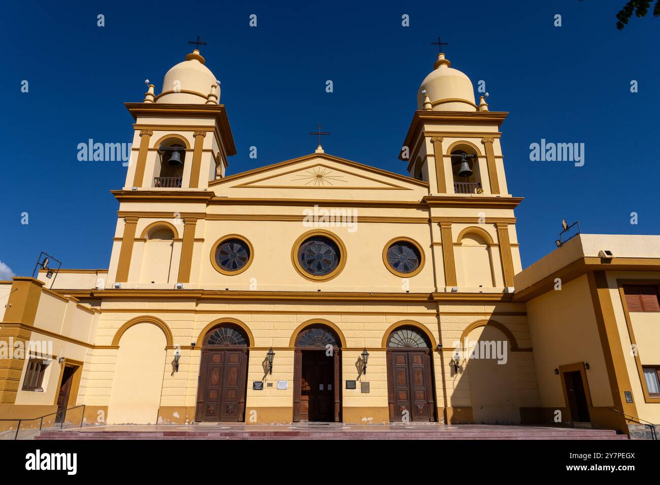 The Cathedral of Our Lady of the Rosary in Cafayate, Salta Province ...