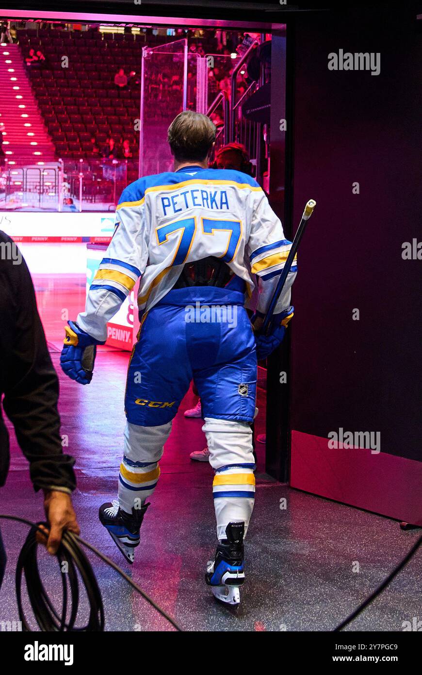 John Jason JJ Peterka in the friendly match of the Global Series Challenge EHC RB MUENCHEN ...