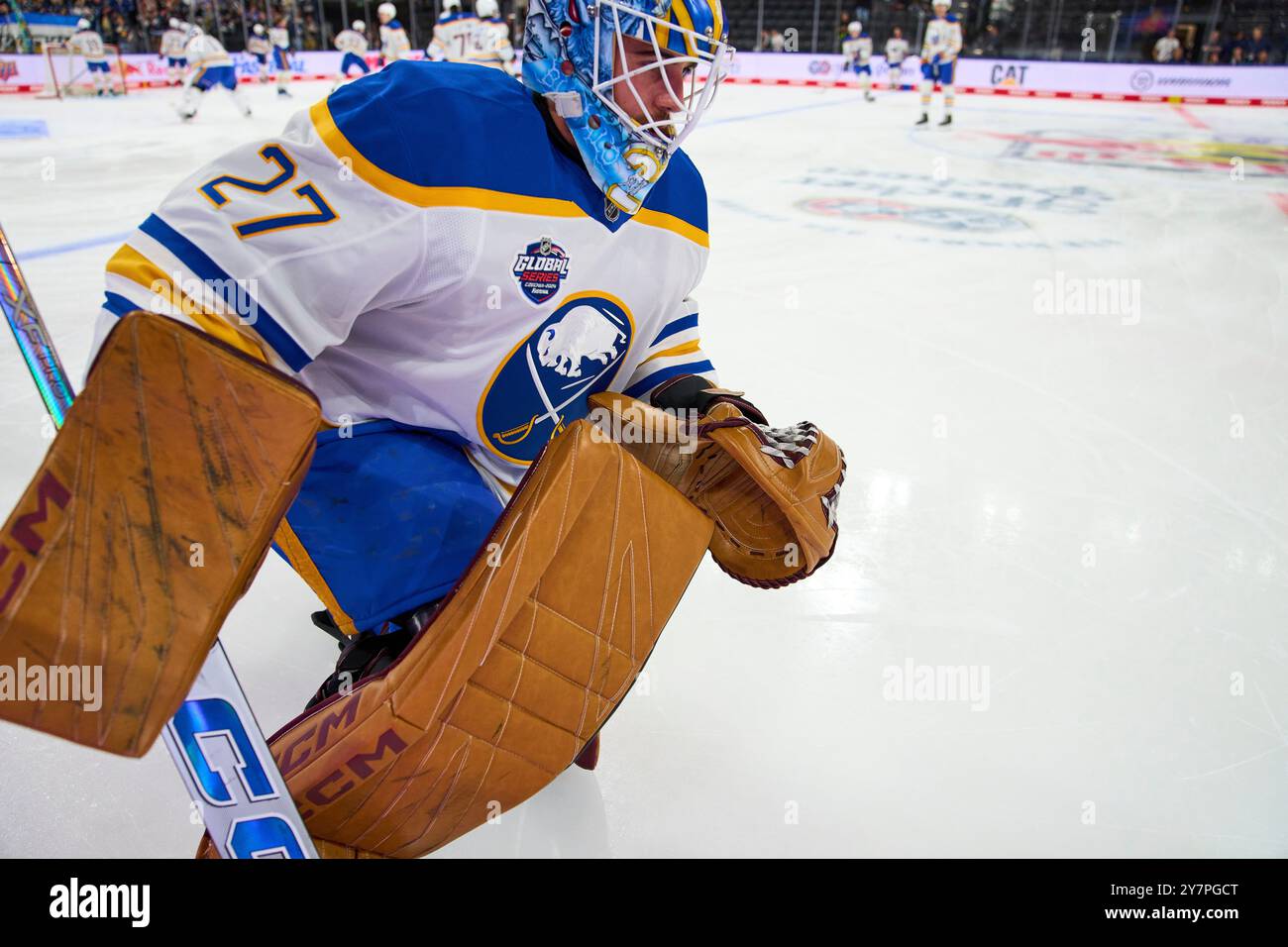 Devon Levi, goalkeeper Buffalo Sabres 27 in the friendly match of the ...