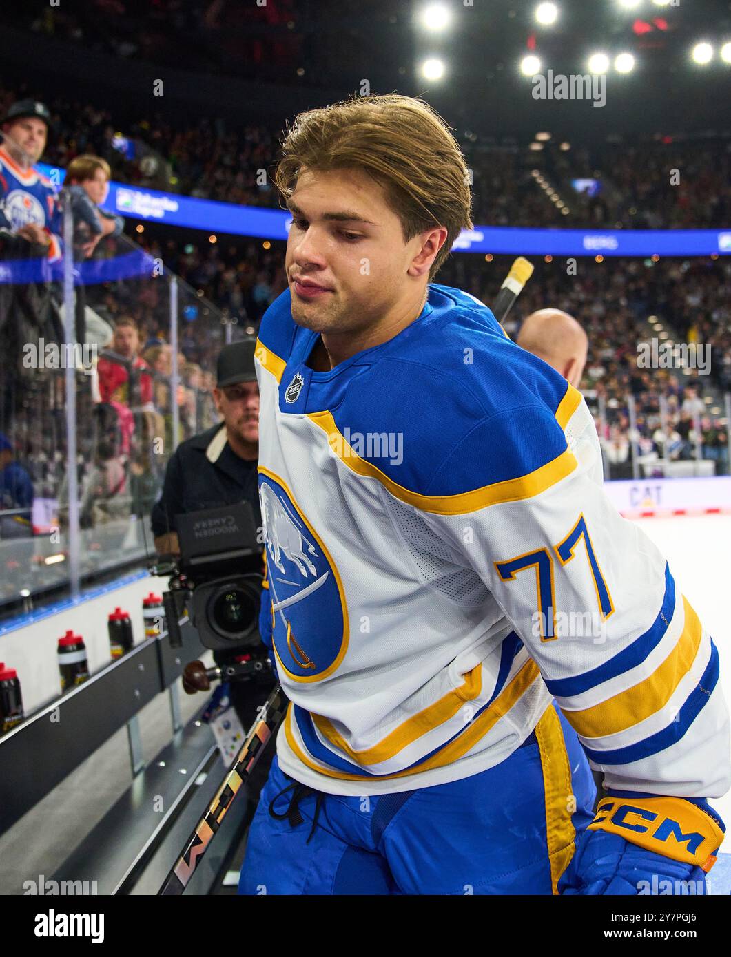 John Jason JJ Peterka in the friendly match of the Global Series Challenge EHC RB MUENCHEN ...