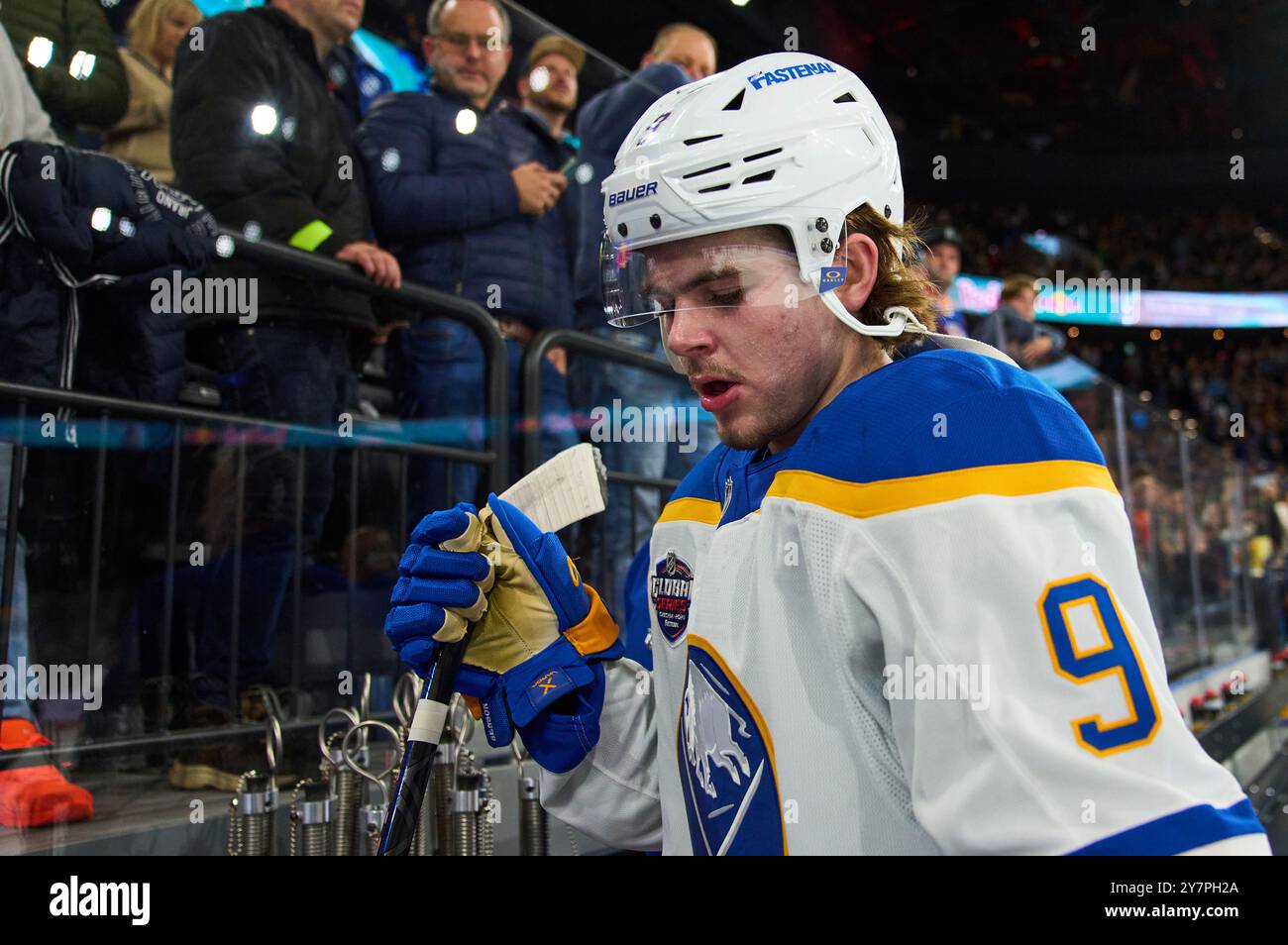 Zach Benson, Buffalo Sabres 9 in the friendly match of the Global ...