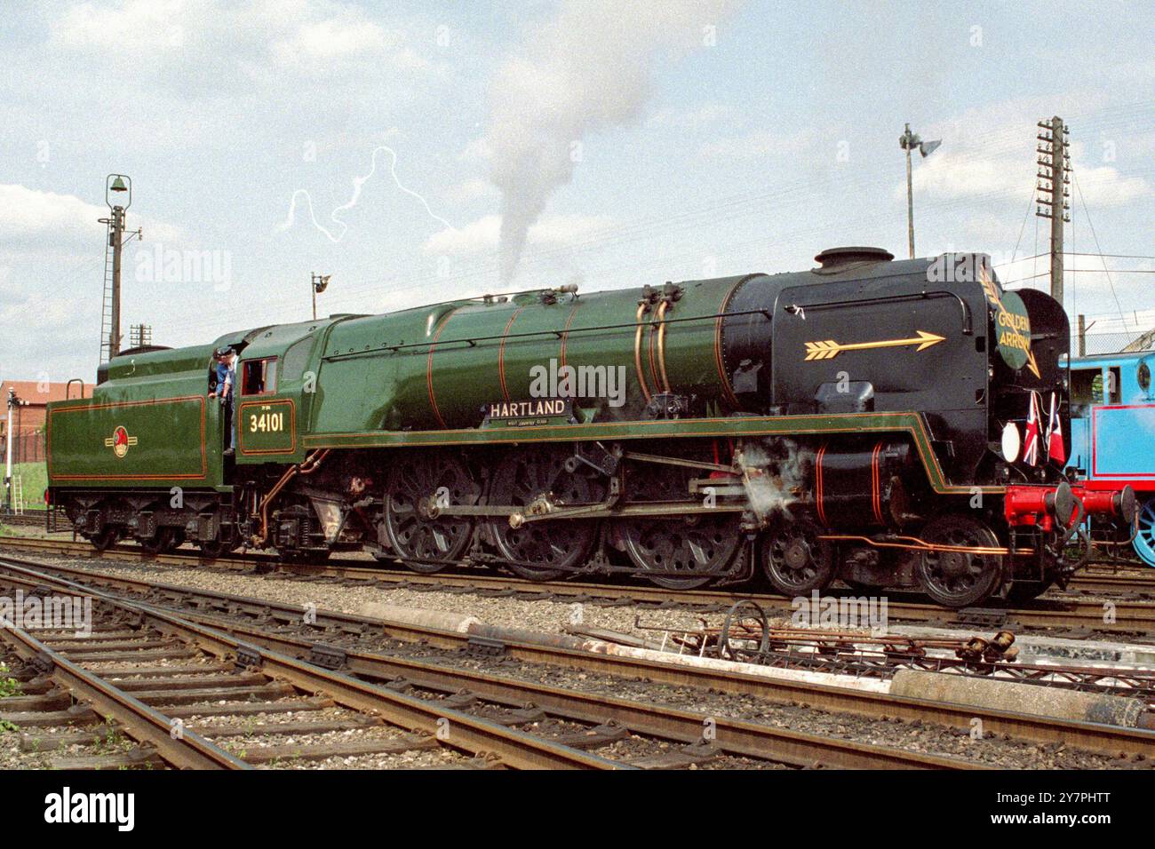 34101 Hartland on the Great Central Railway Stock Photo - Alamy