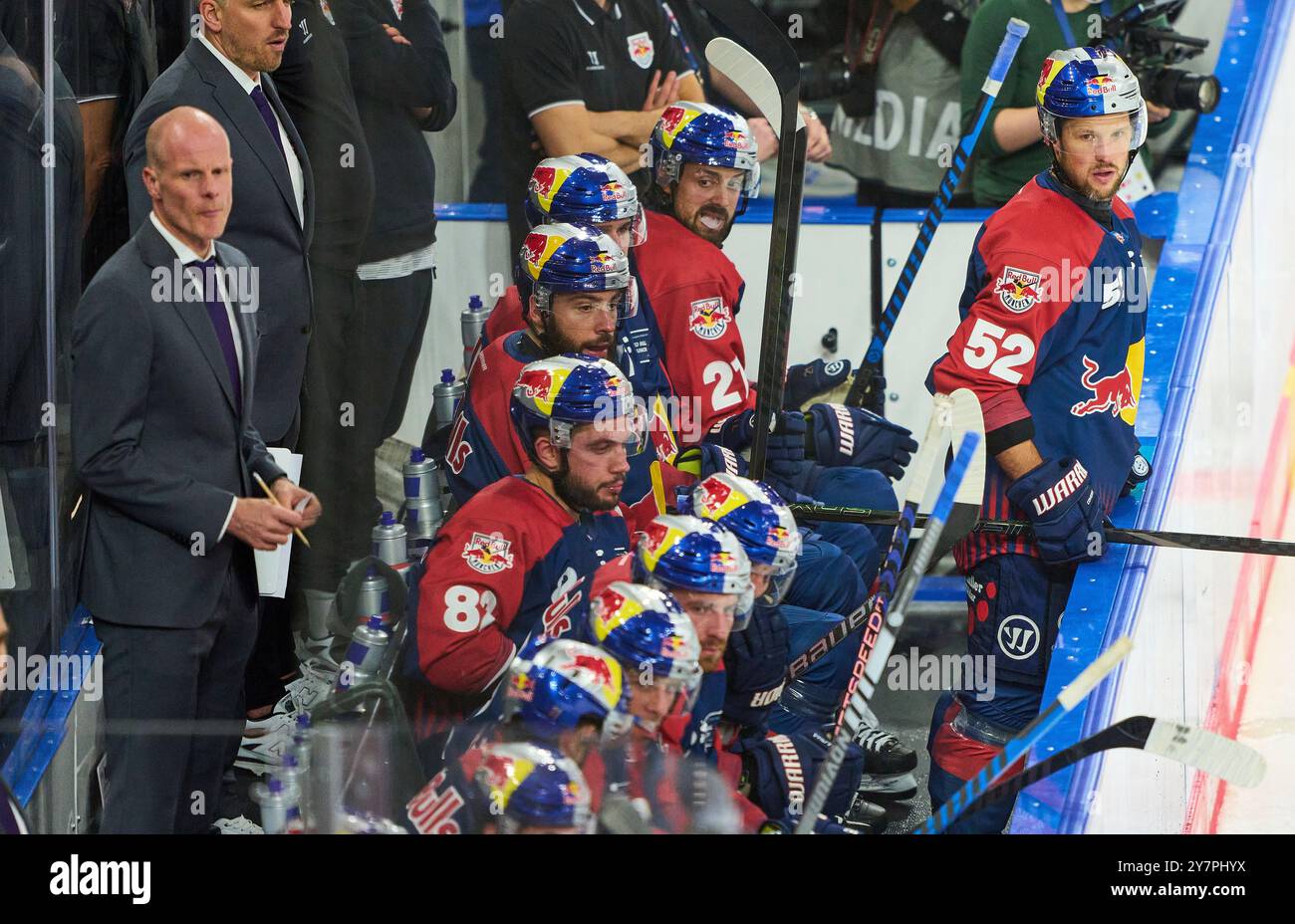 Toni Söderholm, Trainer EHC RB Muc , Max Kaltenhauser, EHC RB Muc Co ...