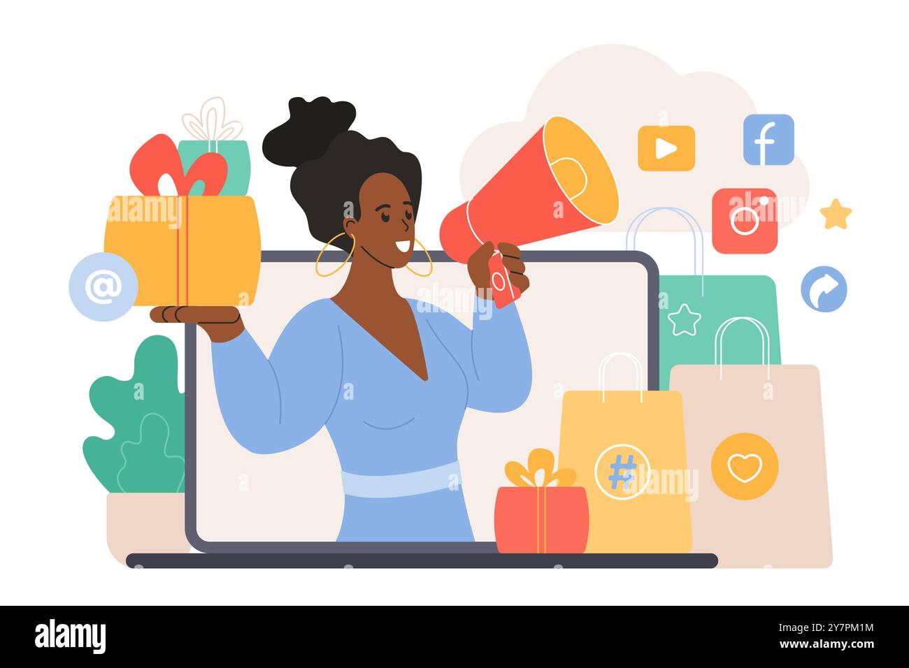 Advertising from american Stock Vector Images - Alamy