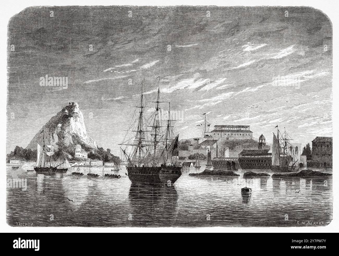 Bermuda old view Cut Out Stock Images & Pictures - Alamy