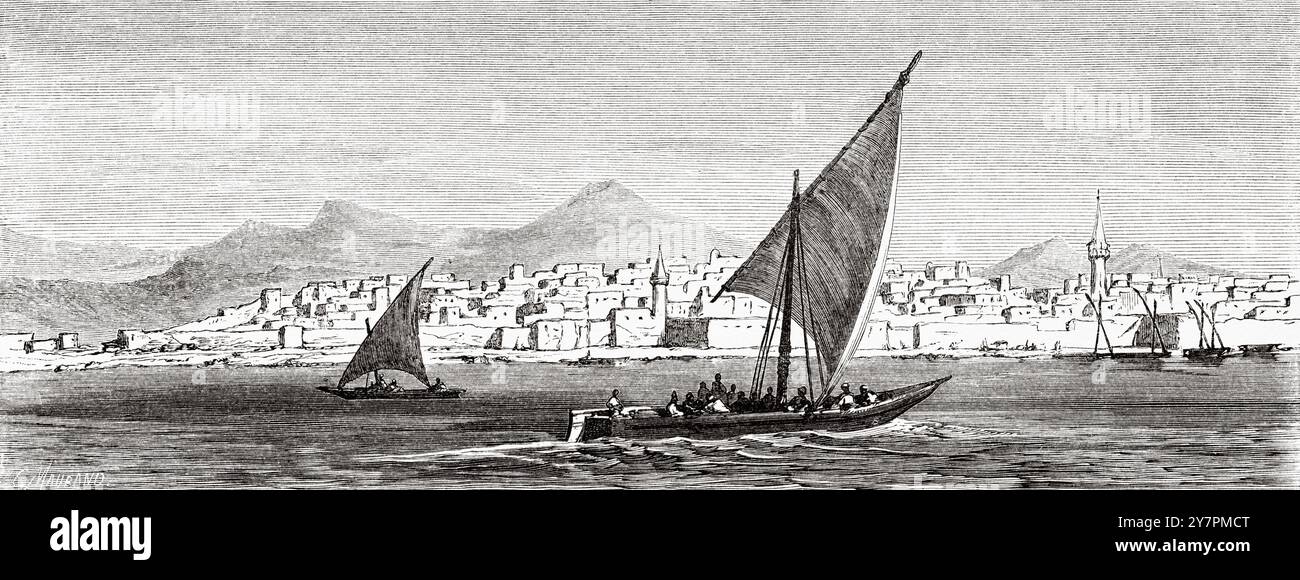 Jeddah is a port city in Makkah Province, Red Sea coast, Hejaz region ...