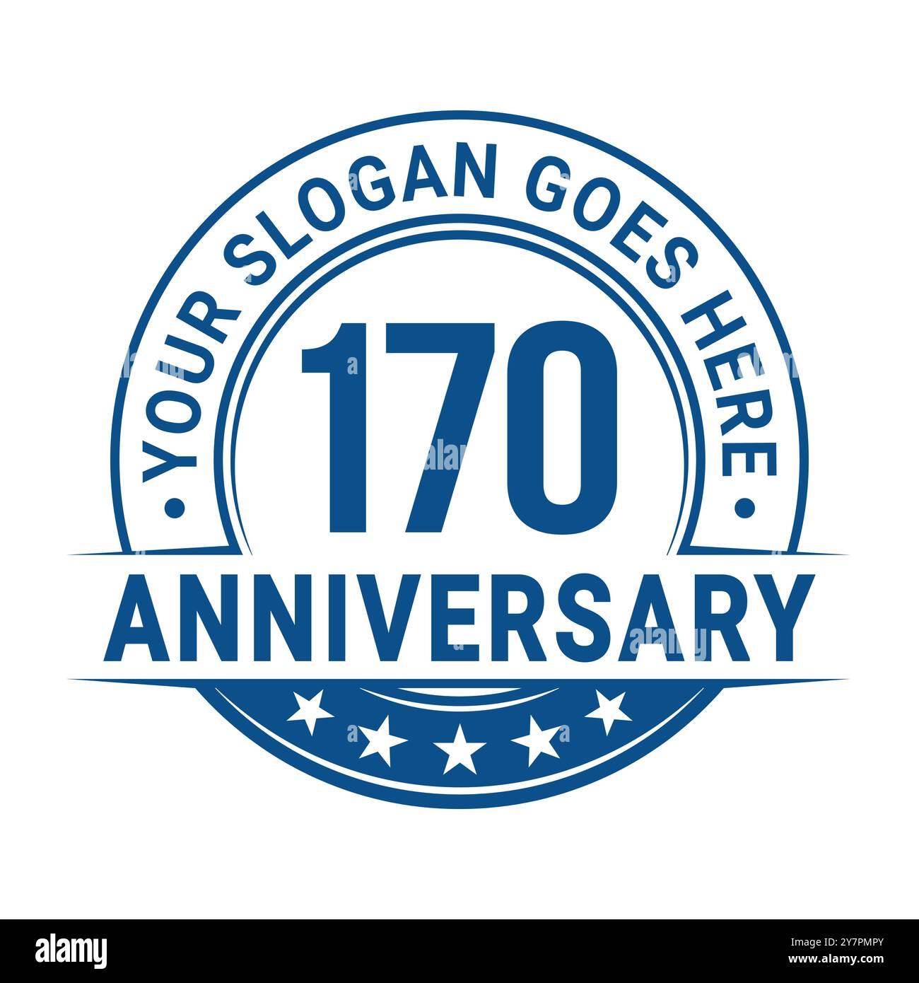 170 years anniversary logo design template. 170th anniversary ...
