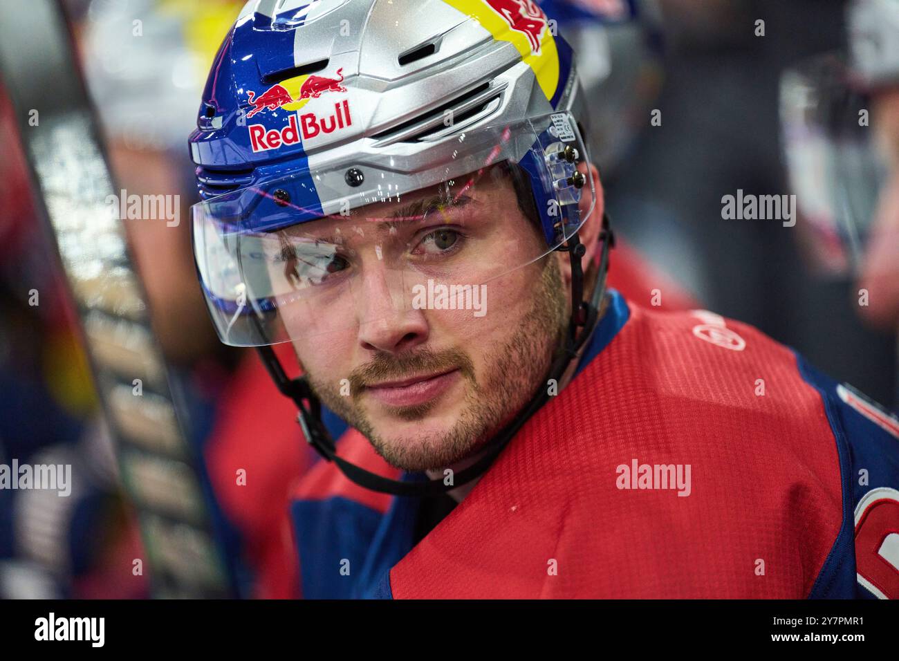 Adam Brooks, EHC RB Muc 77, in the friendly match of the Global Series ...