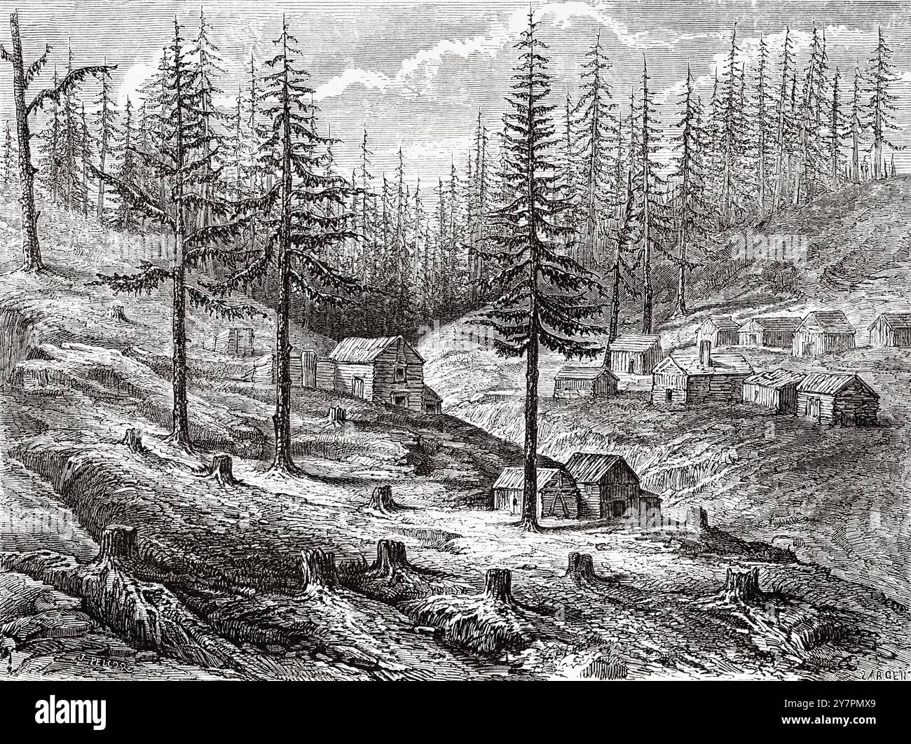 Grass valley california 1800s hi-res stock photography and images - Alamy