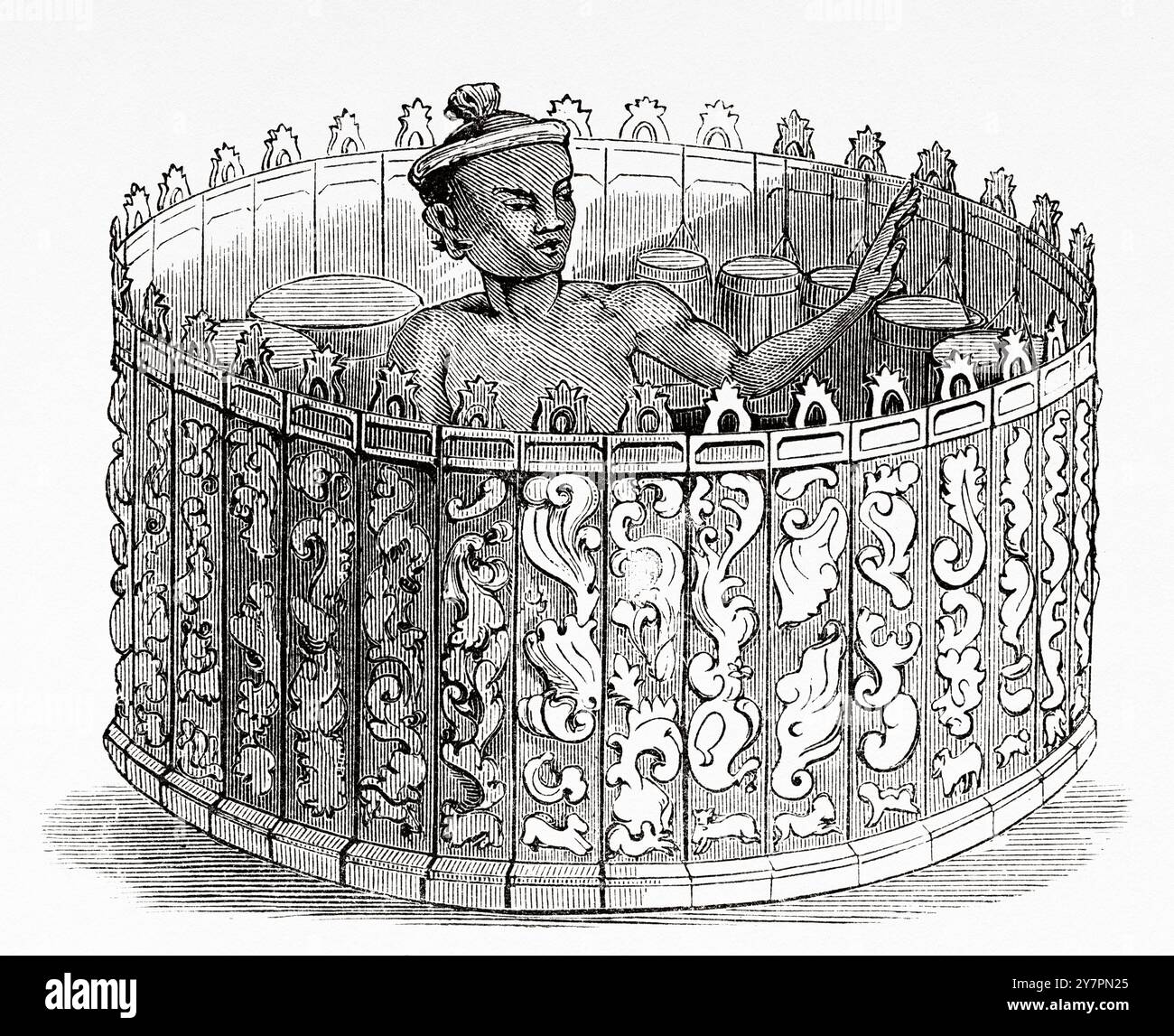 Burmese drum armonica hi-res stock photography and images - Alamy