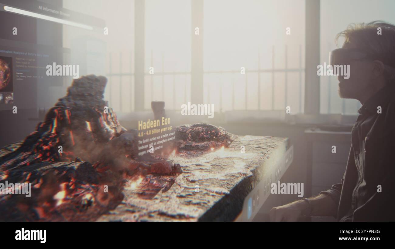 Advanced archaeological lab 3d graphics hi-res stock photography and ...