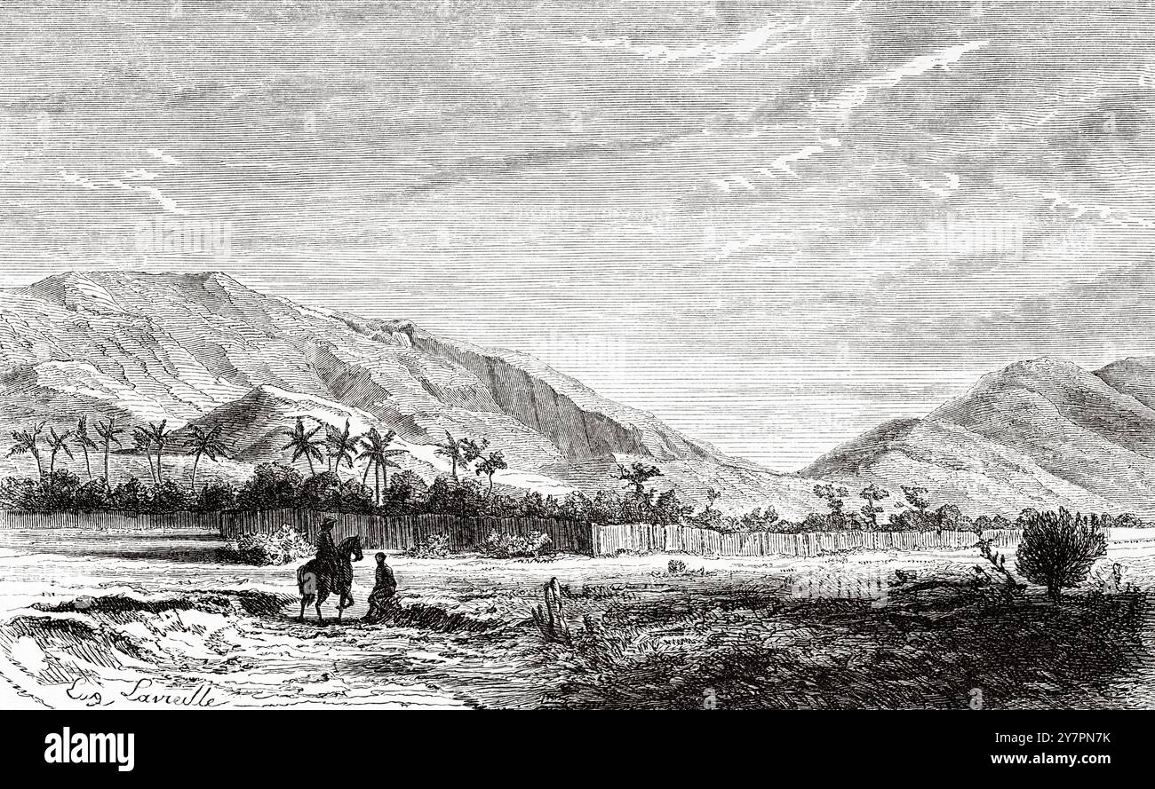 Ousagara region, Tanzania. Africa. Drawing by Eugene Lavieille (1820 ...