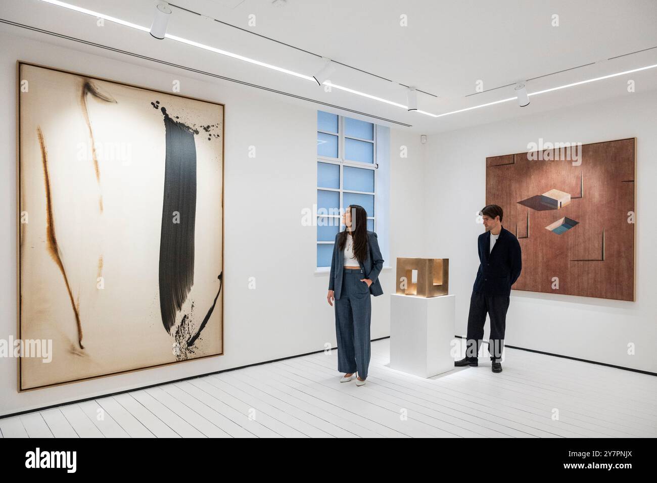 London, UK. 1 October 2024. Brother and sister, Freddie Burness ...