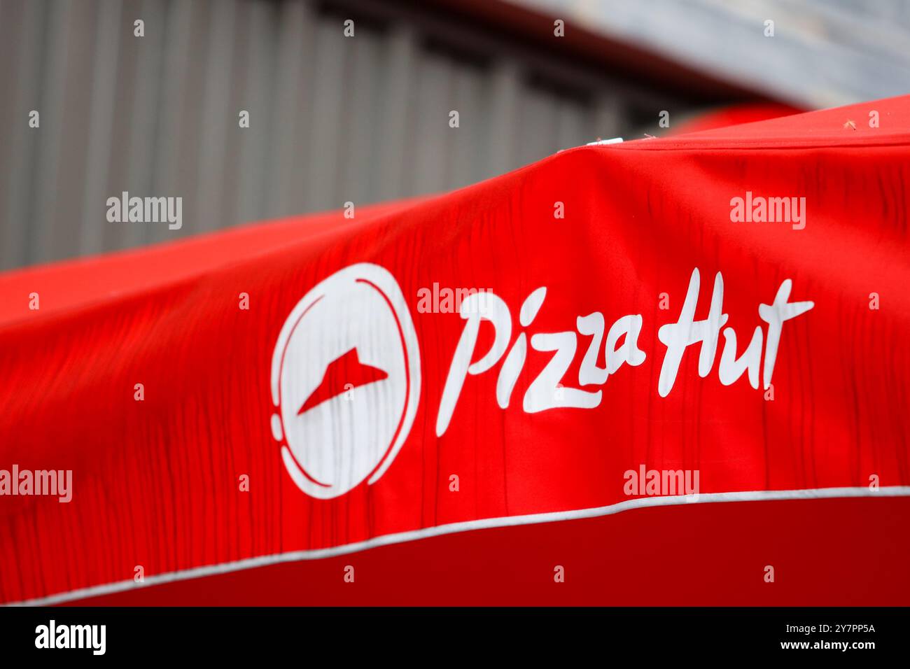 Gaziantep, Turkiye. 10 March 2024. The Pizza Hut logo at a Pizza Hut ...