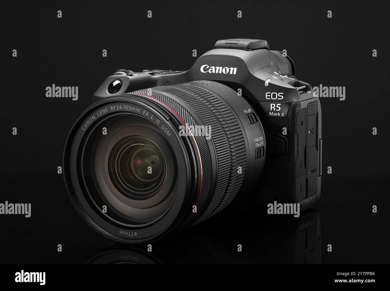 Varna, Bulgaria - August 31,2024: Image of Canon EOS R5 Mark II ...