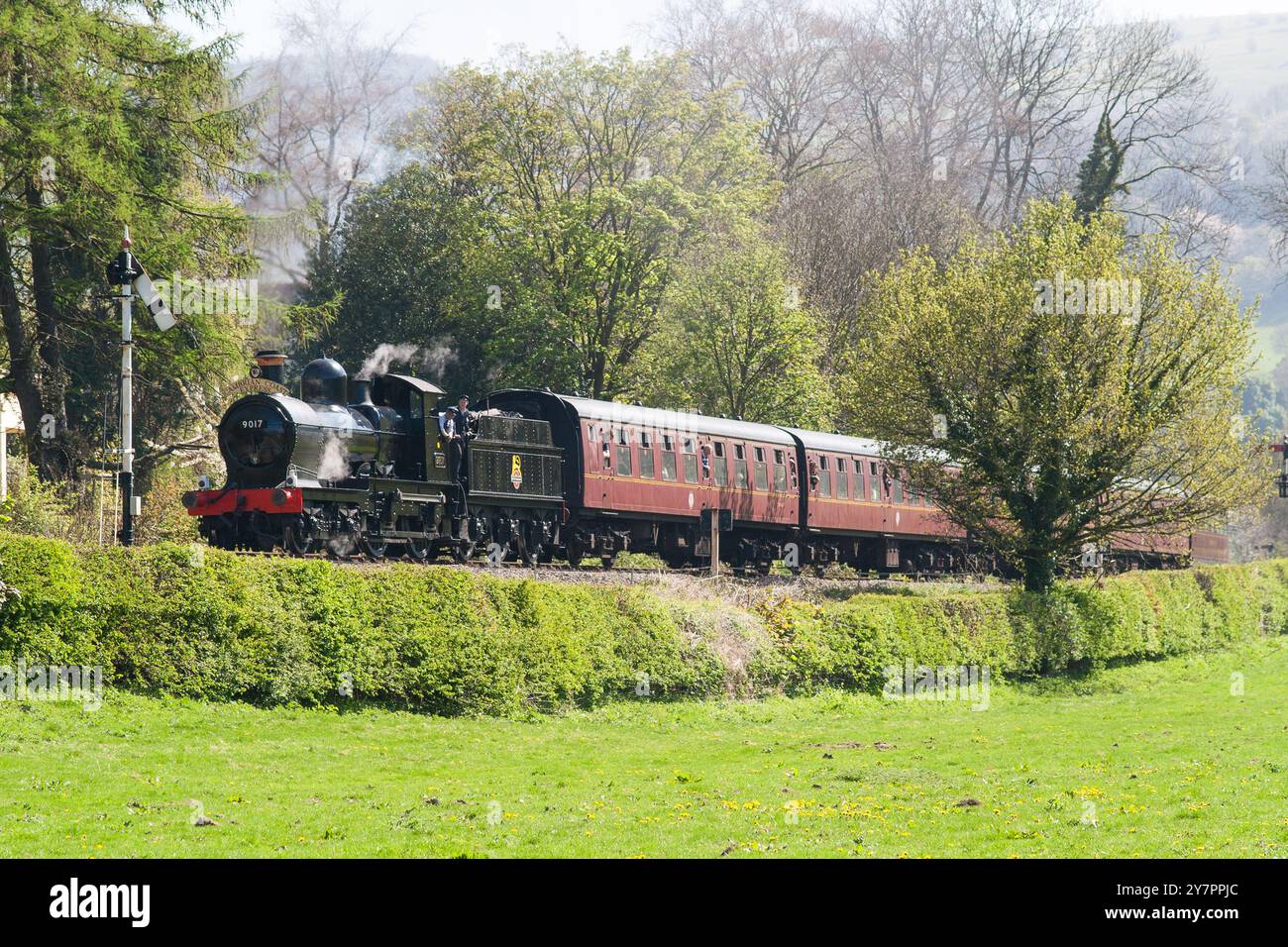 GWR 9017 Dukedog on the Llangollen Railway Stock Photo - Alamy