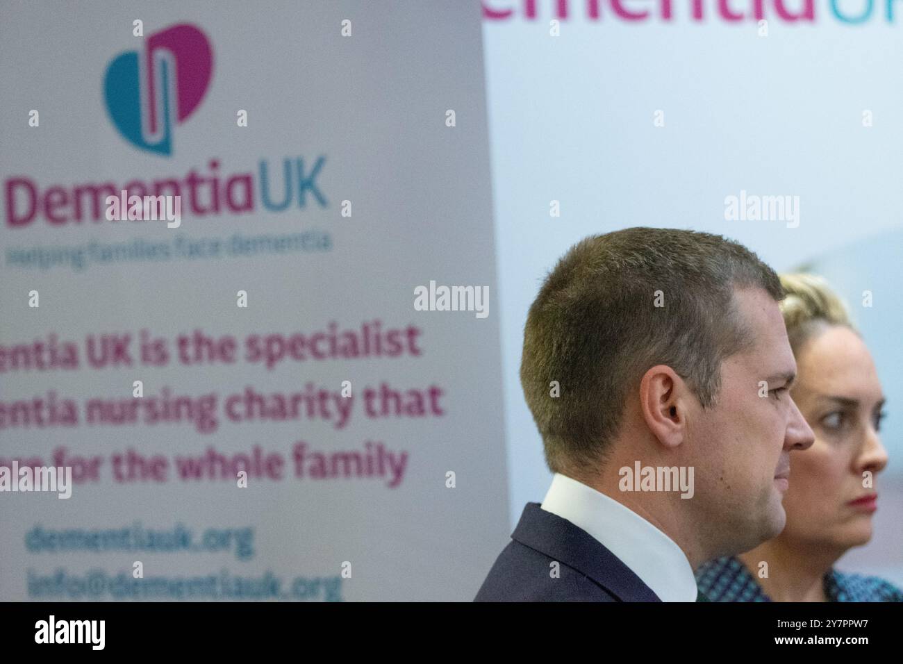 Birmingham, UK. 01st Oct, 2024 Robert Jenrick with wife, Michal Berkner ...